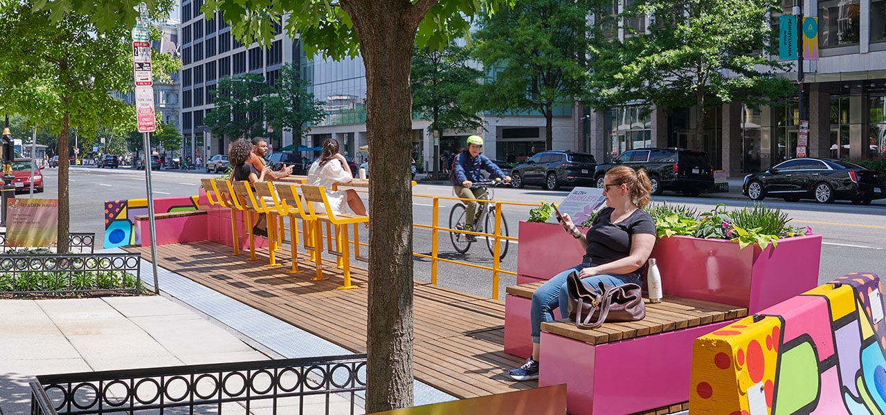 Parklets and Pocket Parks - Golden Triangle